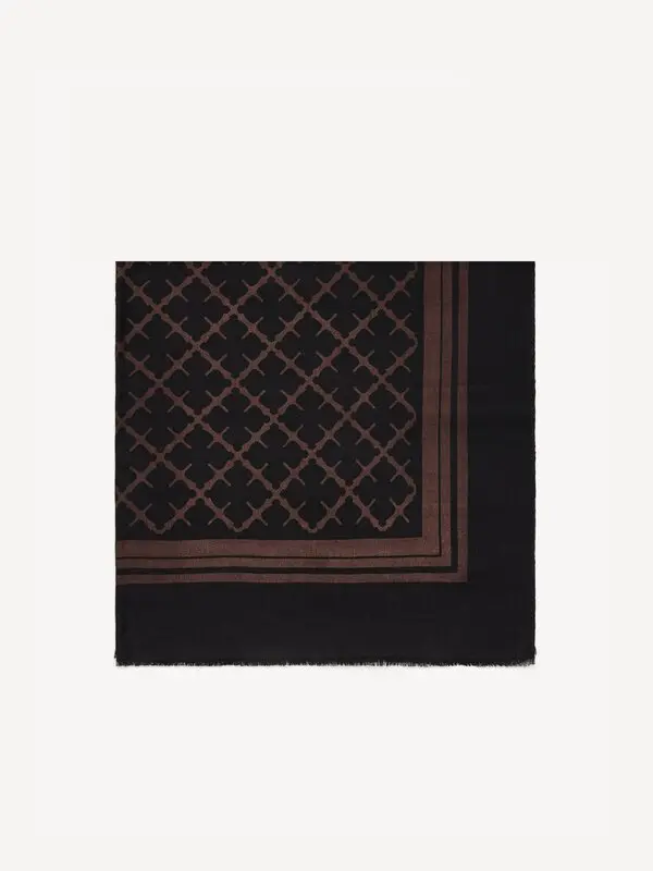 BY MALENE BIRGER Cornelis Wool Scarf - Dark Chokolate