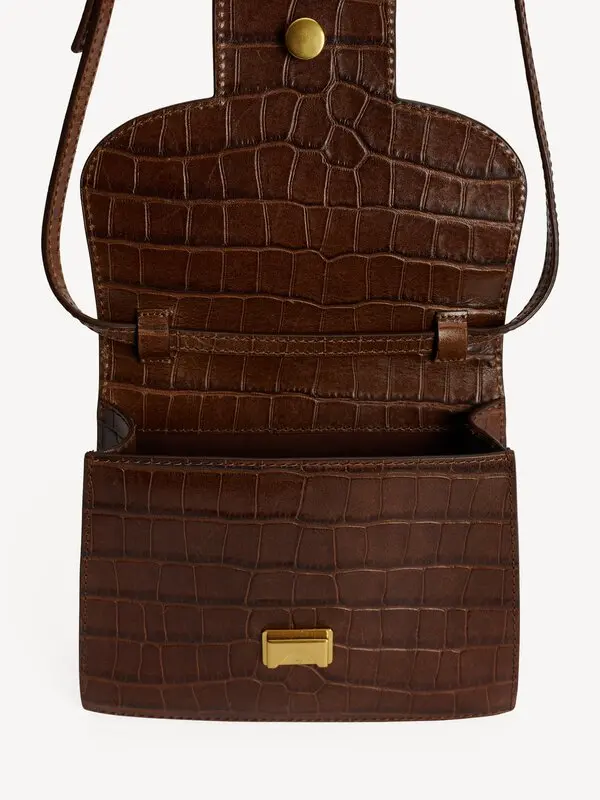 BY MALENE BIRGER Ramil Leather Shoulder Bag - Bison