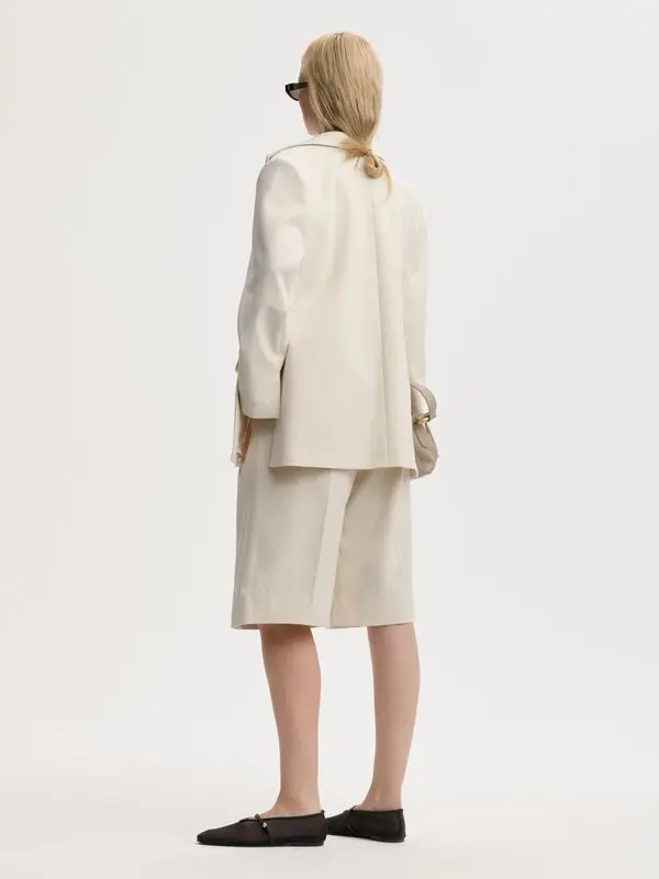 BY MALENE BIRGER Cymbaria High-waist Wide-leg Shorts