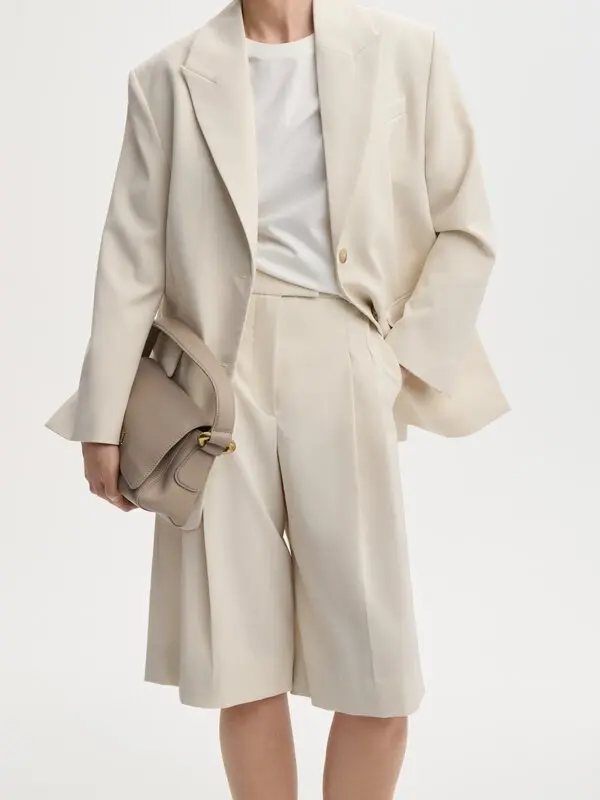 BY MALENE BIRGER Cymbaria High-waist Wide-leg Shorts