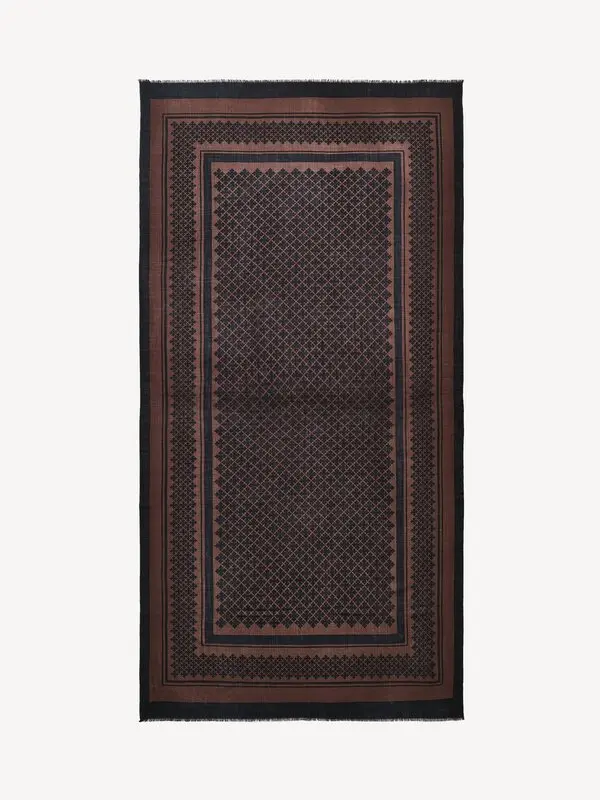 BY MALENE BIRGER Julee Wool Scarf - Dark Chokolate