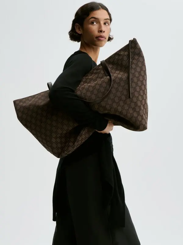 BY MALENE BIRGER Carvon Monogram Tote Bag