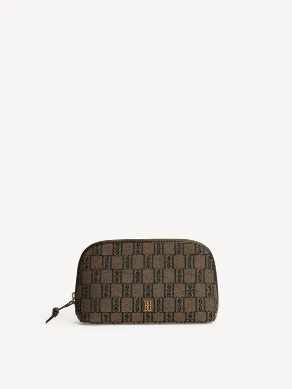 BY MALENE BIRGER Cara Small Cosmetics Case - Bison