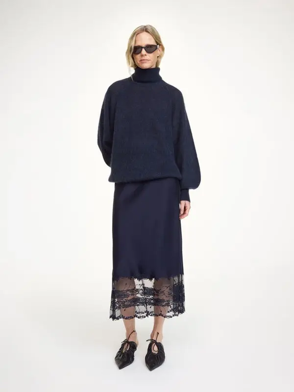 BY MALENE BIRGER Blake Maxi Skirt With Lace Trim