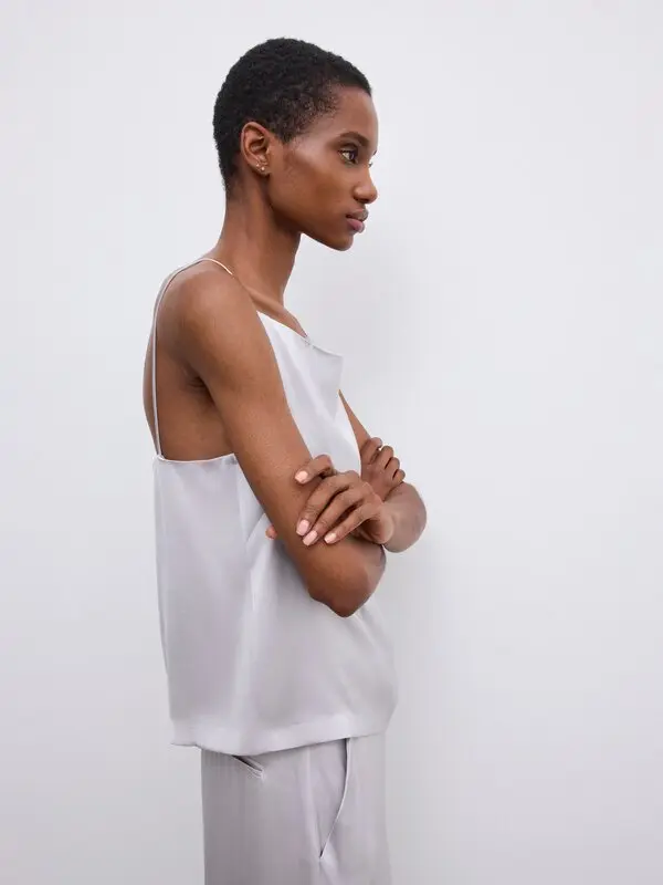 HOUSE OF DAGMAR Camisole Top In Fluid Viscose Satin