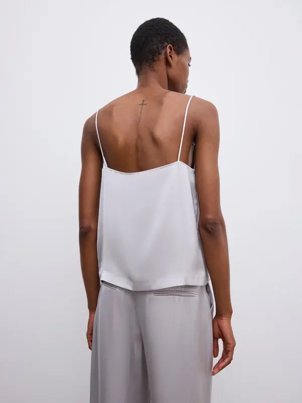HOUSE OF DAGMAR Camisole Top In Fluid Viscose Satin