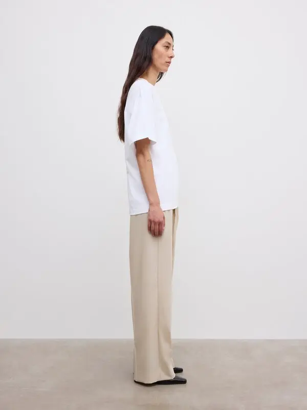 HOUSE OF DAGMAR Organic Cotton Relaxed Fit T-shirt - White
