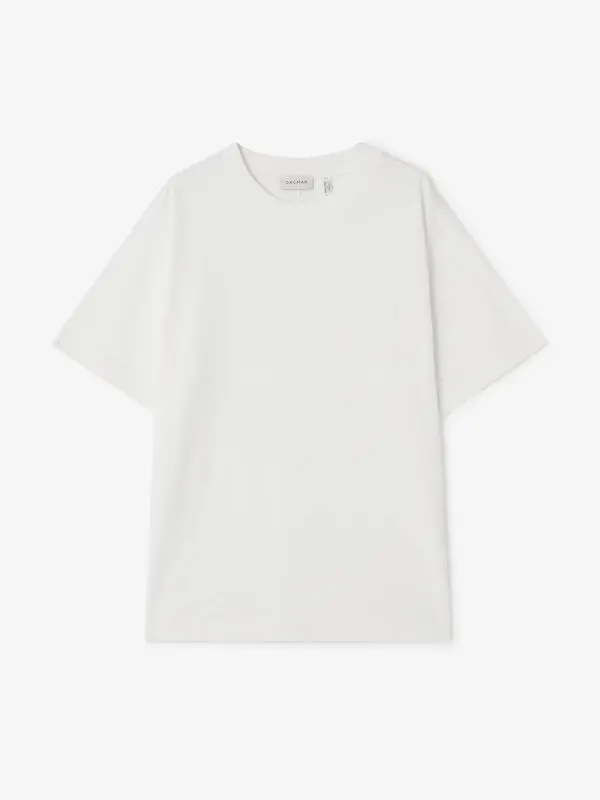 HOUSE OF DAGMAR Organic Cotton Relaxed Fit T-shirt - White