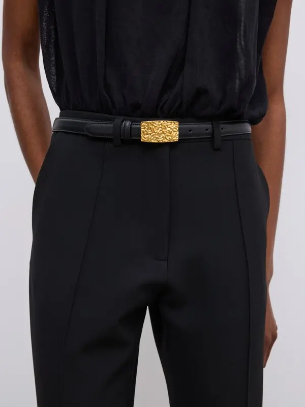 HOUSE OF DAGMAR Sculptural Buckle Belt