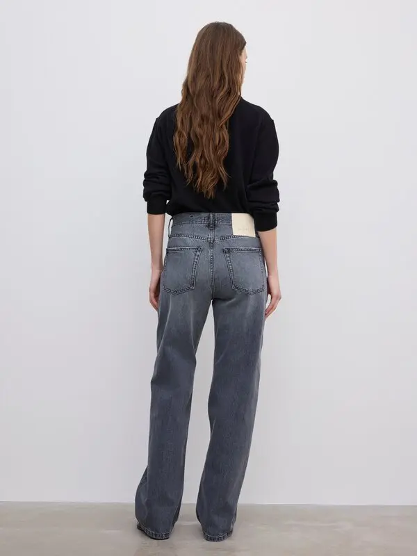 HOUSE OF DAGMAR Loose Fit Wide Leg Jeans