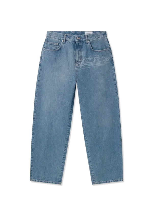 Axel Arigato Relaxed Jeans X Akaia Rk - Light Blue