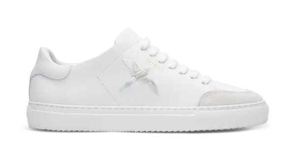 Axel Arigato Clean 90 B Bird Embroidered Leather Sneakers - White,white