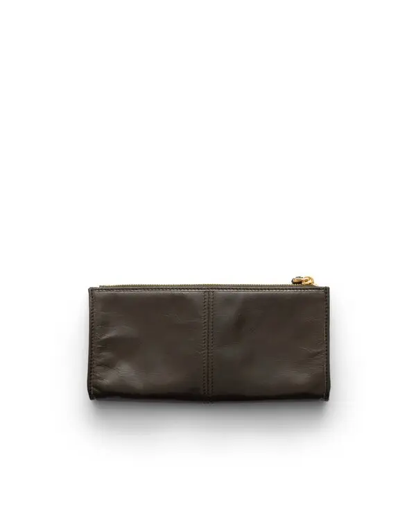 Prada Leather Pouch - Forest