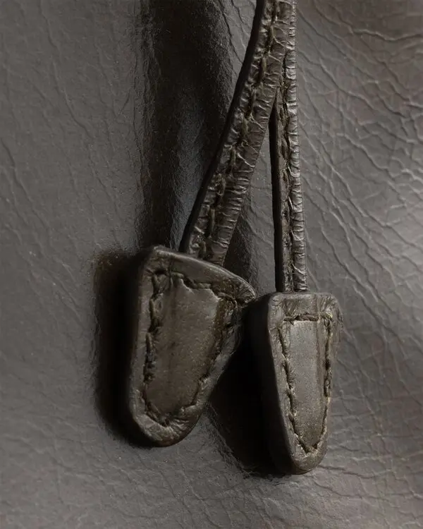 Prada Leather Pouch - Forest