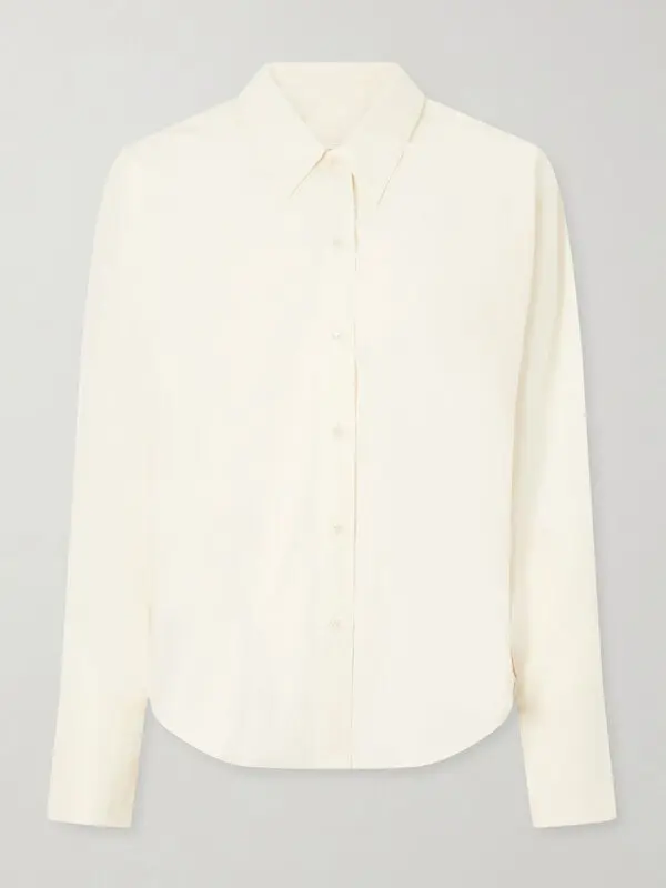 Ossou Ridge Cotton Shirt - Neutrals