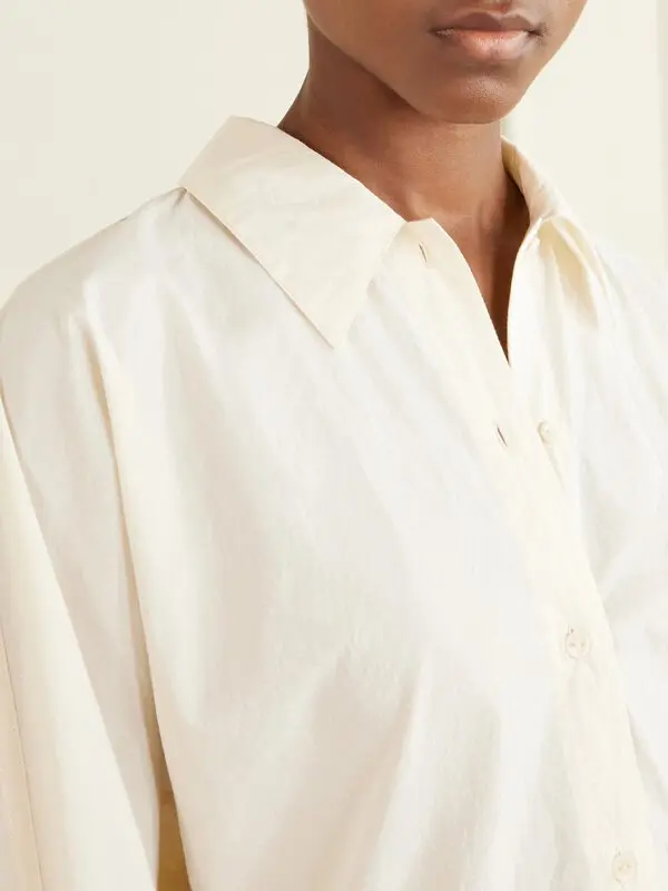 Ossou Ridge Cotton Shirt - Neutrals