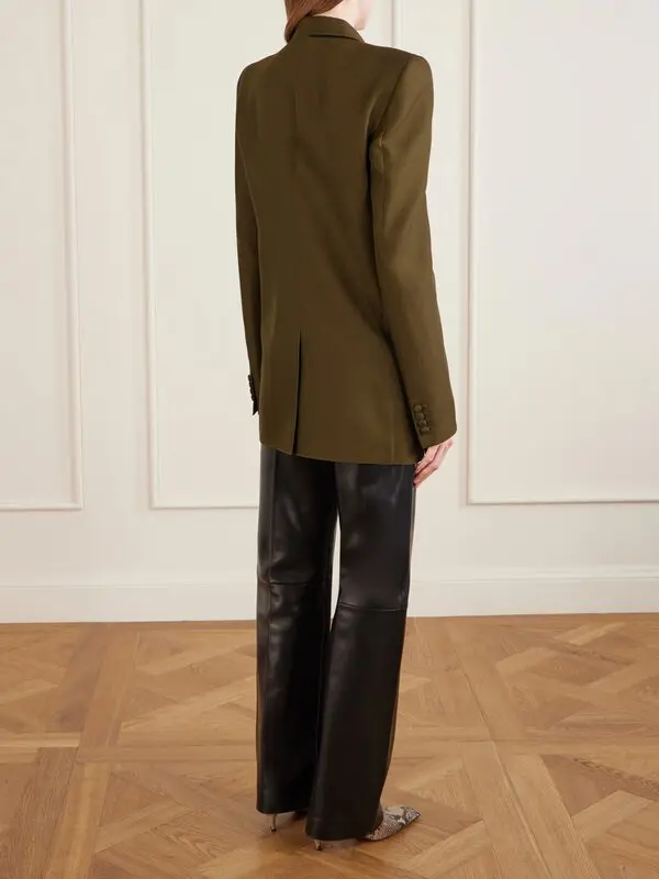 Khaite Wool And Silk-blend Blazer