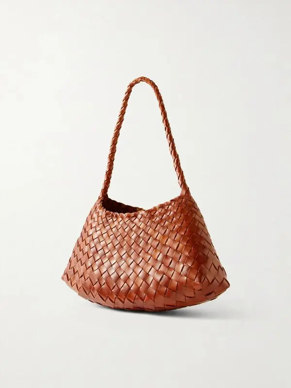 Dragon Diffusion Rosanna Mini Woven Leather Shoulder Bag