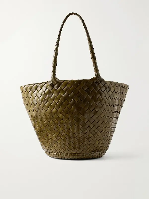 Dragon Diffusion Egola Woven Leather Tote