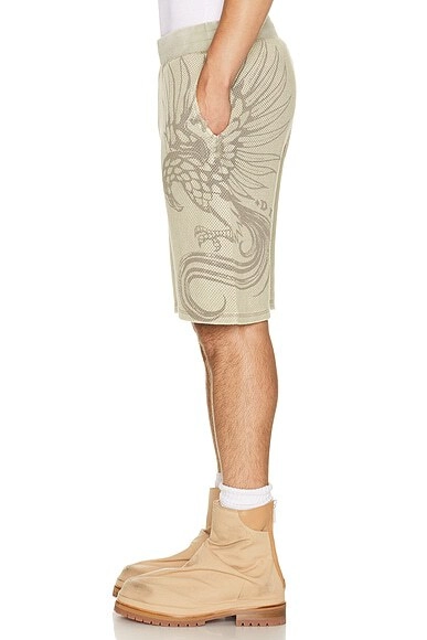 DIESEL® P-erry Printed Shorts - Beige
