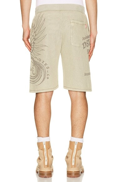 DIESEL® P-erry Printed Shorts - Beige