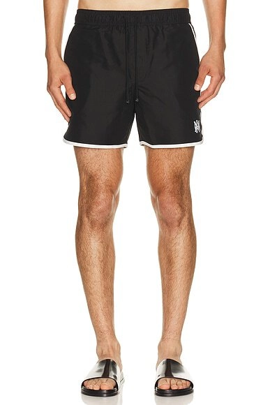 Amiri Ma Sporty Swimshort - Black