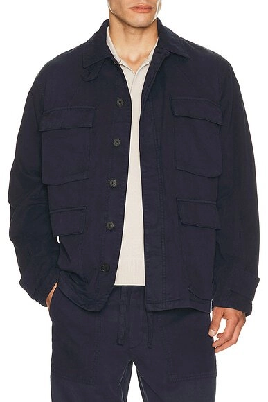 Simkhai Colton Four Pocket Utility Jacket - Midnight