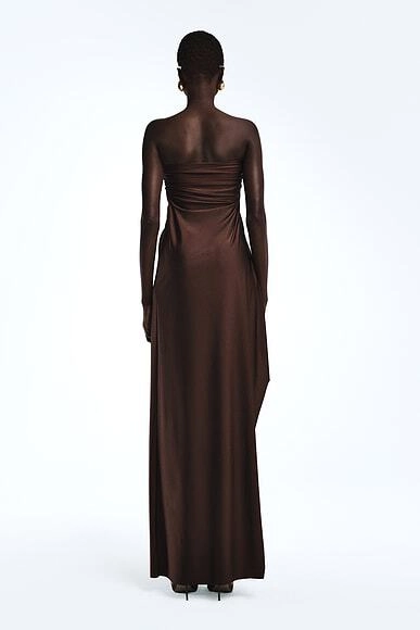 Revolve Enzo Asymmetric Maxi Dress