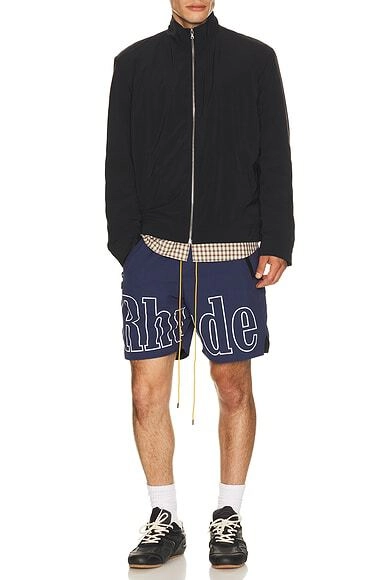 Rhude Logo Shorts - Navy