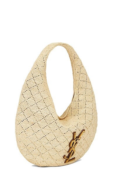 Saint Laurent Icare Hobo Bag - Naturel & Brick