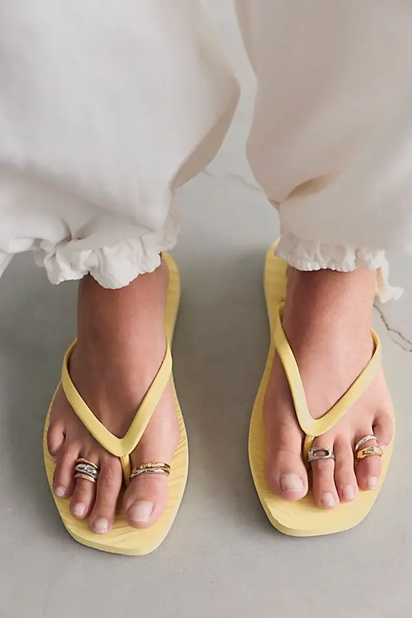 BRENDA GRANDS Fp X Penelope Waterproof Toe Ring At - Silver