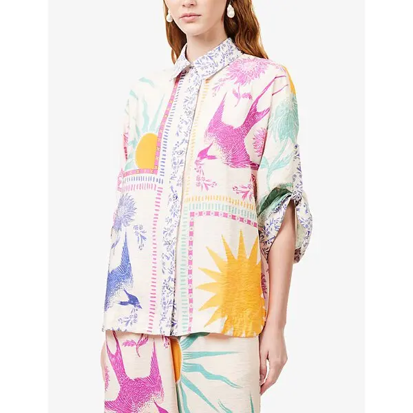 Agua Bendita Relaxed-fit Printed Shirt - Multi