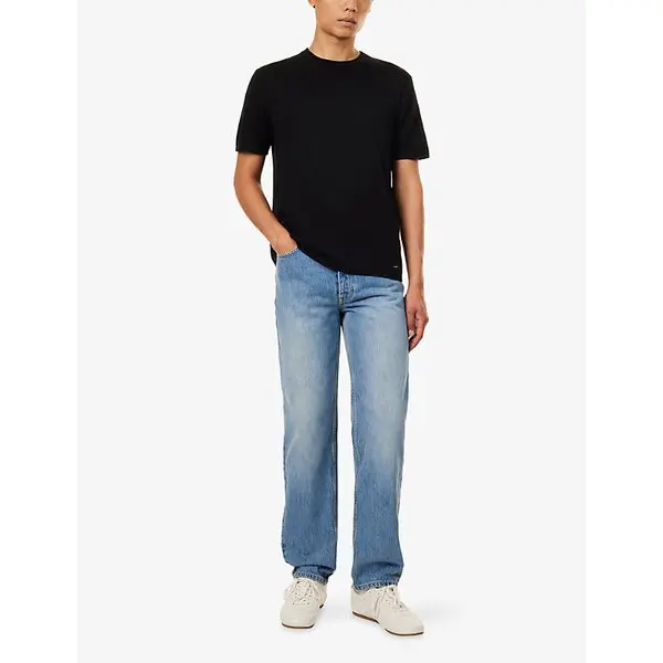 Simkhai Duke Silk-blend Knit T-shirt