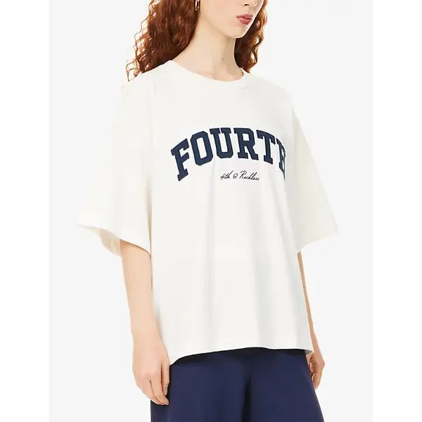 4TH & RECKLESS Alice Brand-print Cotton T-shirt