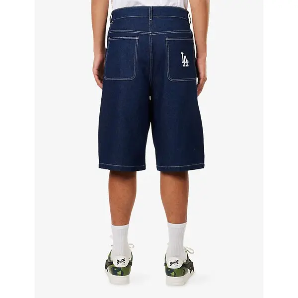 New Era La Dodgers Mlb Relaxed Denim Jorts