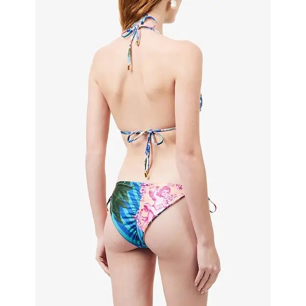 Agua Bendita Alina Valle Reversible Triangle Bikini Top