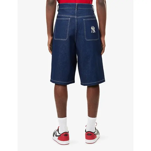 New Era New York Yankees Relaxed Denim Shorts