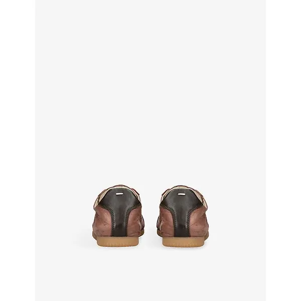 MAISON MARGIELA Replica Low Top Suede Trainers - Tan