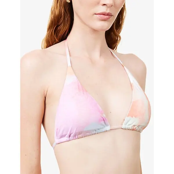 GRACEJACOB Lucia Marble Bikini Top