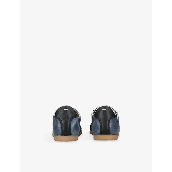 MAISON MARGIELA Replica Low Top Suede Trainers - Blue