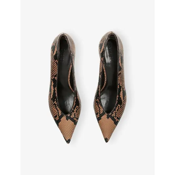 Le Monde Beryl Babouche Kitten Leather Courts - Mult/other
