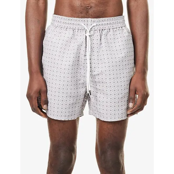 ARNE Mosaic Print Swim Shorts