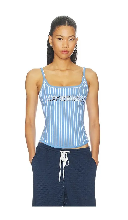 OFF SEASON Corset Top - Blue