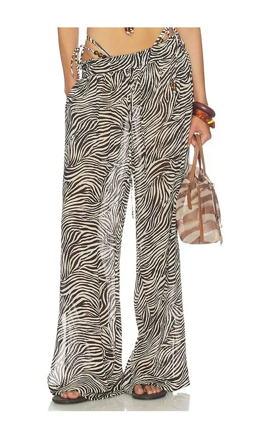 NICHOLAS Lise Wide Legged Pants With Side Slits In . Also - Multi