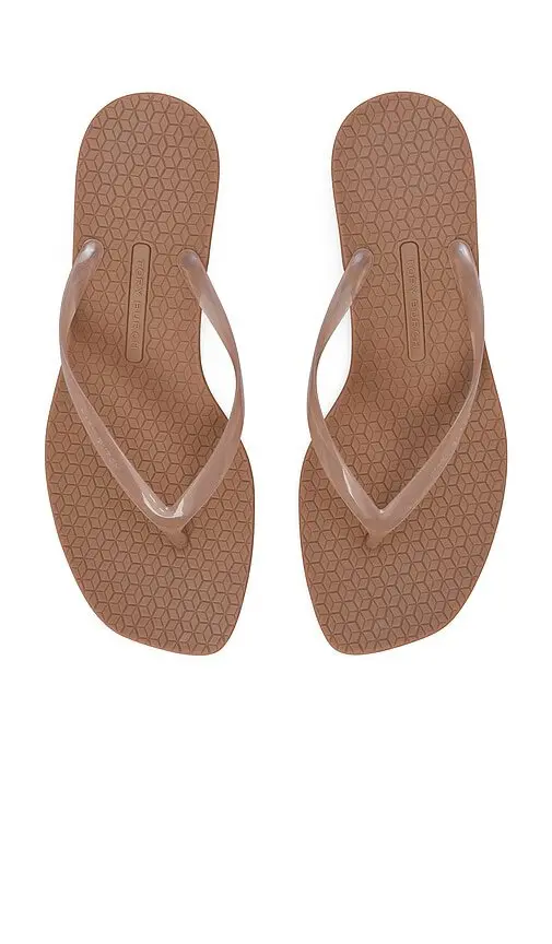 Tory Burch Jelly Heel Flip Flop - Brown