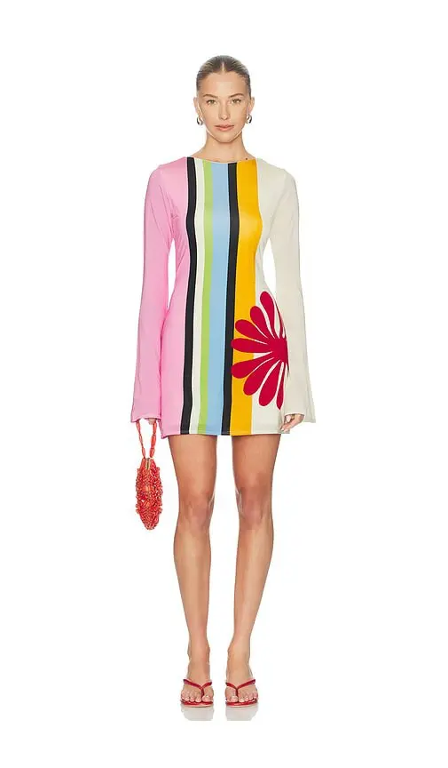 CALA DE LA CRUZ Maisha Dress In . Also - Multi