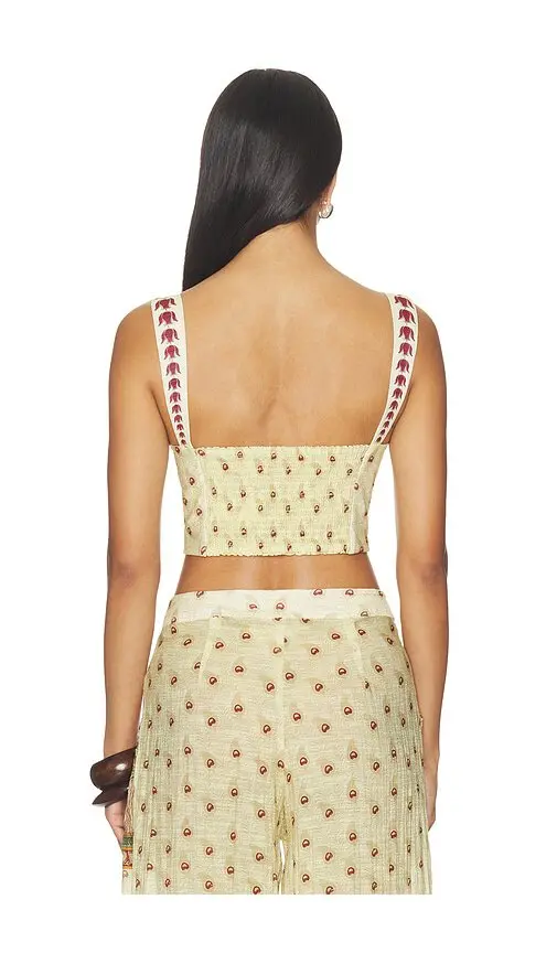 Agua Bendita Lupe Plume Top