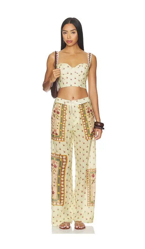 Agua Bendita Lupe Plume Top