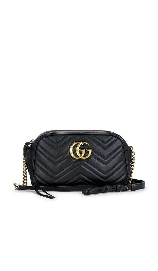 FWRD RENEW Gucci Gg Marmont Shoulder Bag - Black