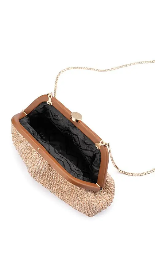 OLGA BERG Ash Woven Clutch